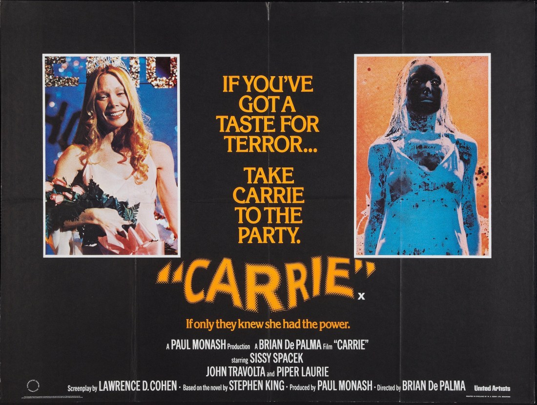 Carrie 1976 Plakat CARRIE Italian Movie Poster N02 18x26 In. 1976