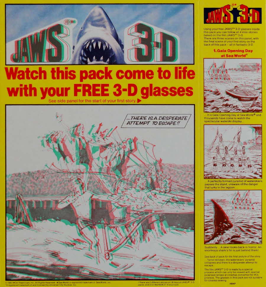 Jaws 3D- Nice Promo, Shame About The Film – Meathook Cinema