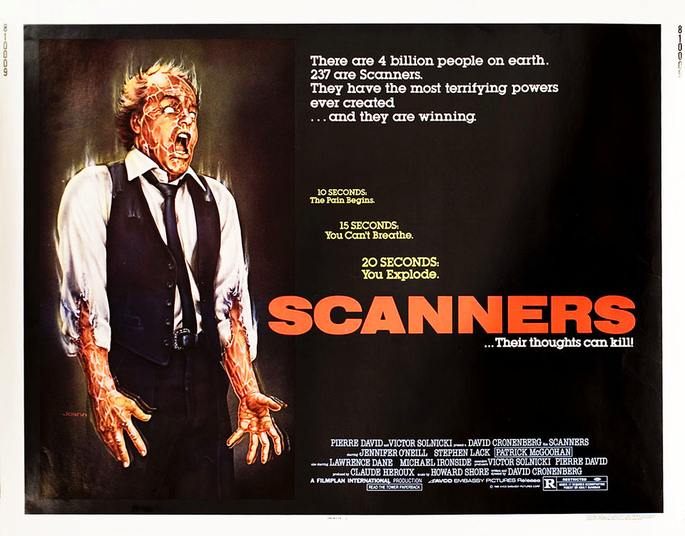 Meathook Cinema Hall of Fame- Scanners (1981) – Meathook Cinema