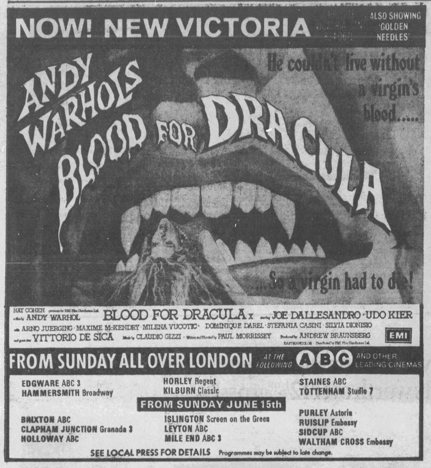 The Video Nasties Reviewed- Anomalies- Day 6- Blood For Dracula (1974) – Meathook Cinema